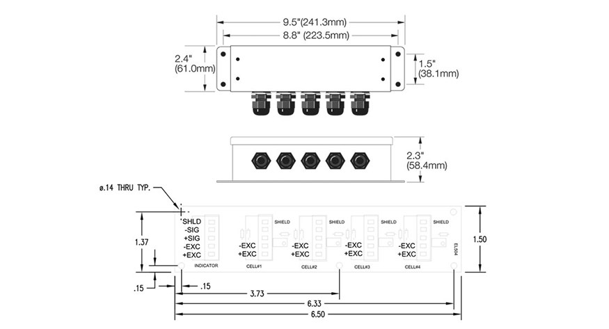 EL504 Signal Trim Junction Box
