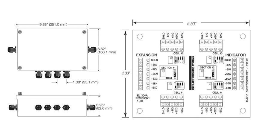 EL304A Signal Trim Junction Box