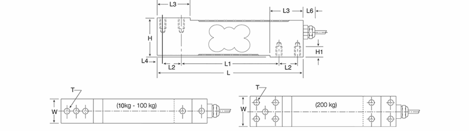 Rice Lake RL1385 Stainless Steel, Single-Point Load Cell