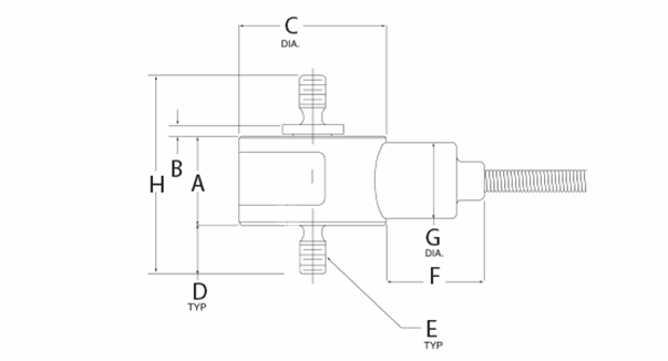 Interface WMC Miniature Sealed Tension/Compression Load Cell