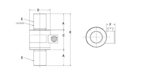 Interface WMC Stainless Steel Rod End Load Cell Interface WMC Stainless Steel Rod End Load Cell